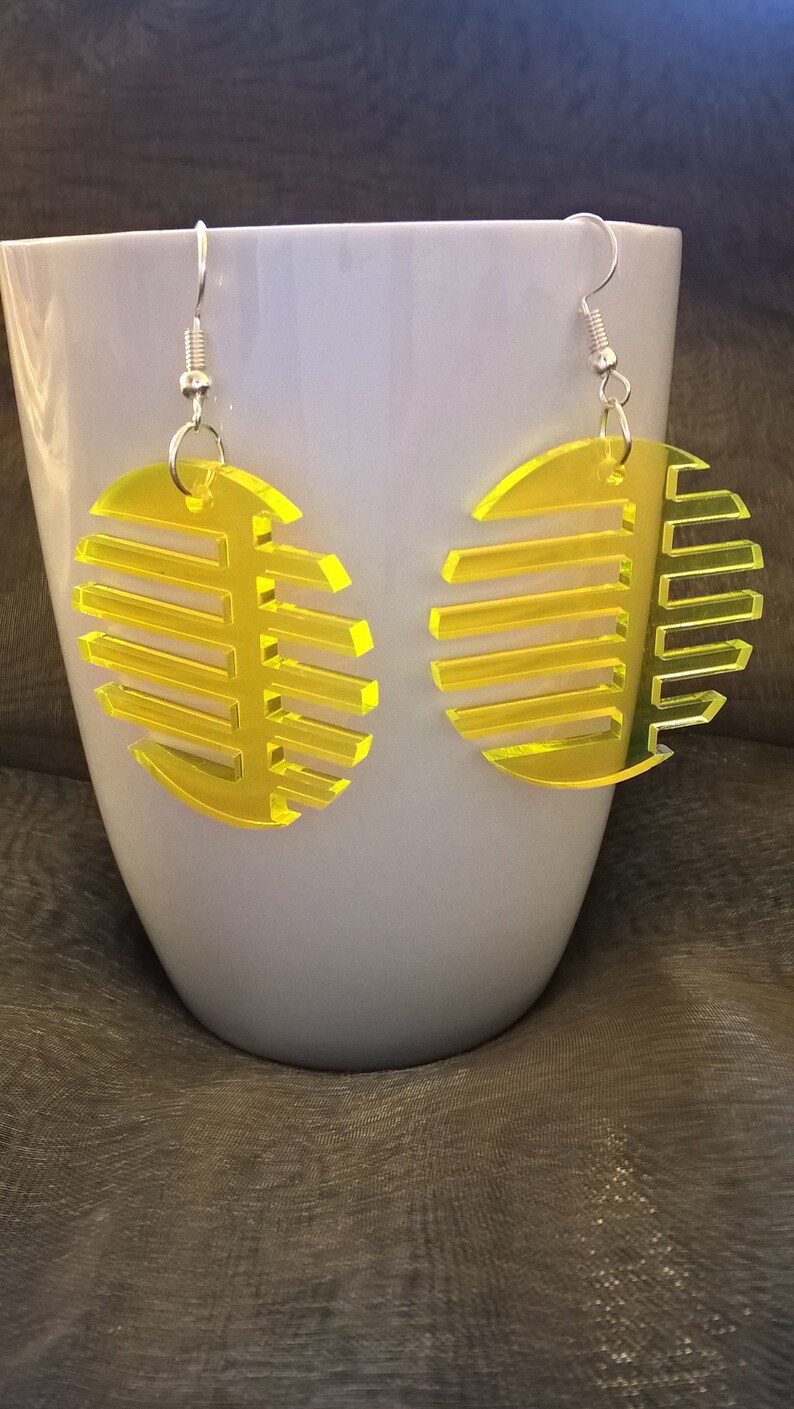 Funky Earrings Industrial Style Modern - Etsy