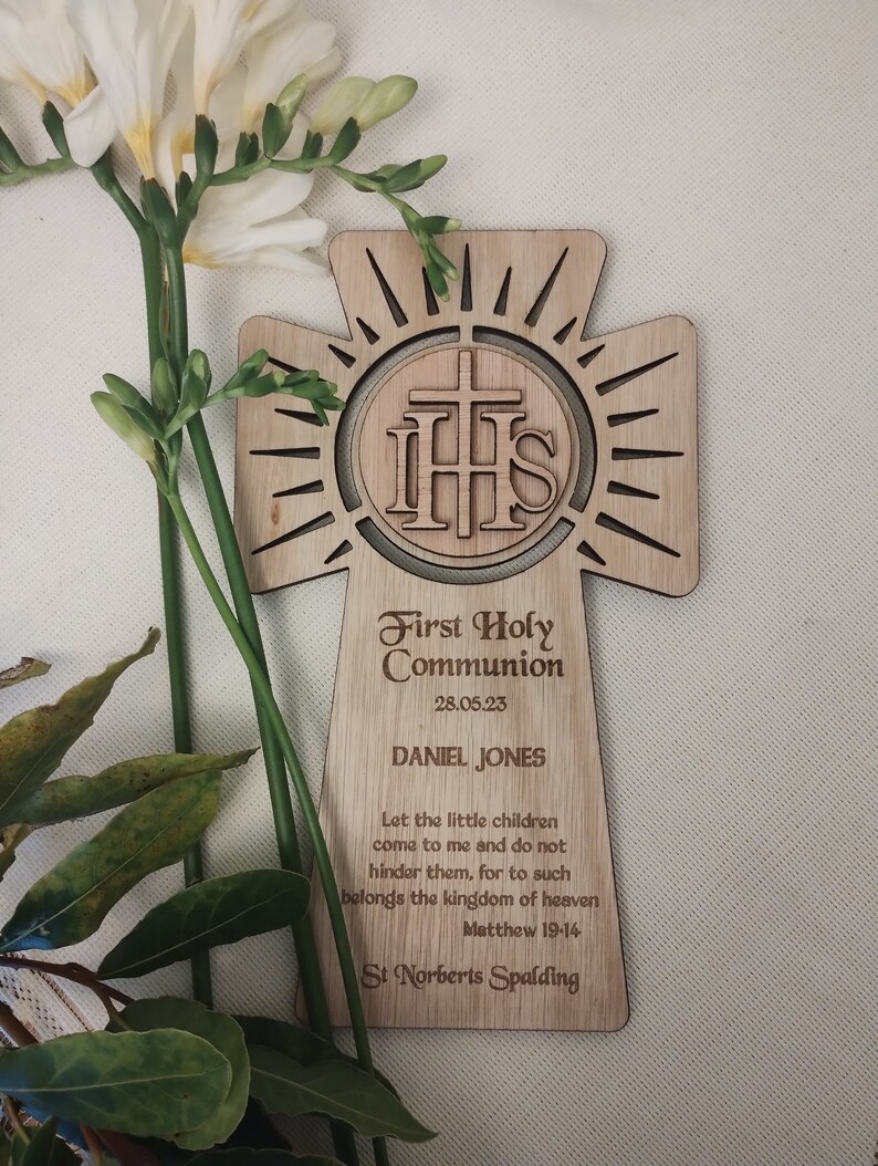 First Holy Communion, Baptism, Pierwsza Komunia, Pamiątka Chrztu, Holy Communion Gift/keepsake ...