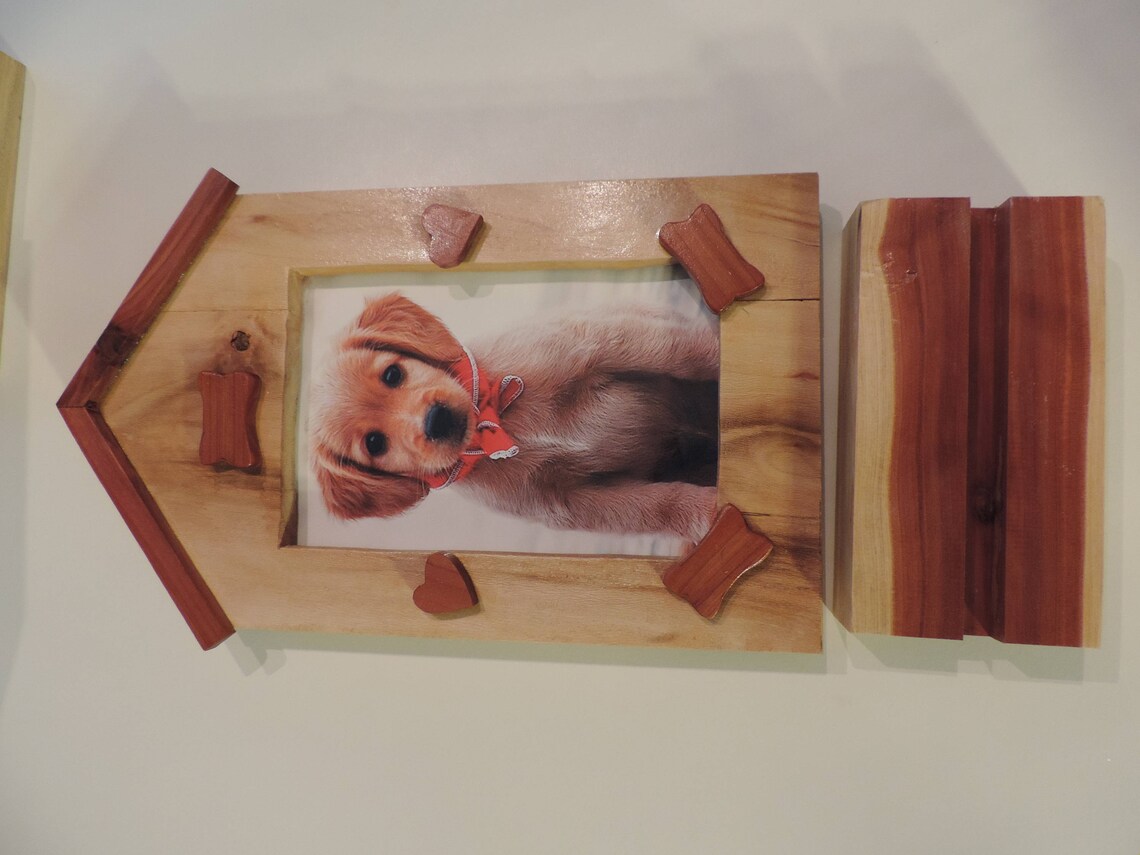 Dog House Picture Frame Made From Camphor and Red Cedar Wood. - Etsy ...