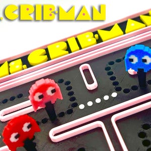 Ms Crib-man Arcade Cribbage Board - Etsy