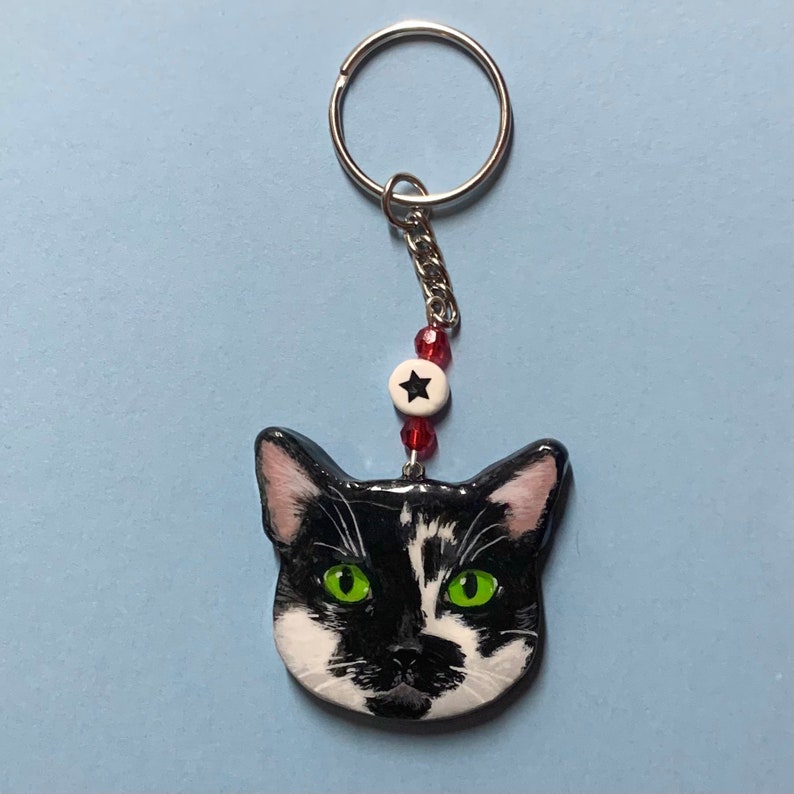 Custom Pet Portrait - Keychain, Magnet, Ornament - Etsy