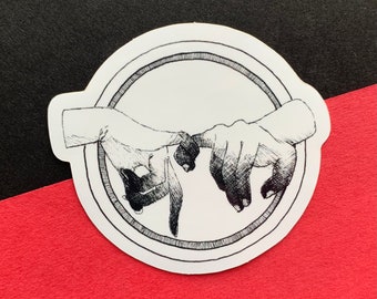 Pinky Promise Sticker MacBook Stickers Laptop Stickers Waterbottle ...