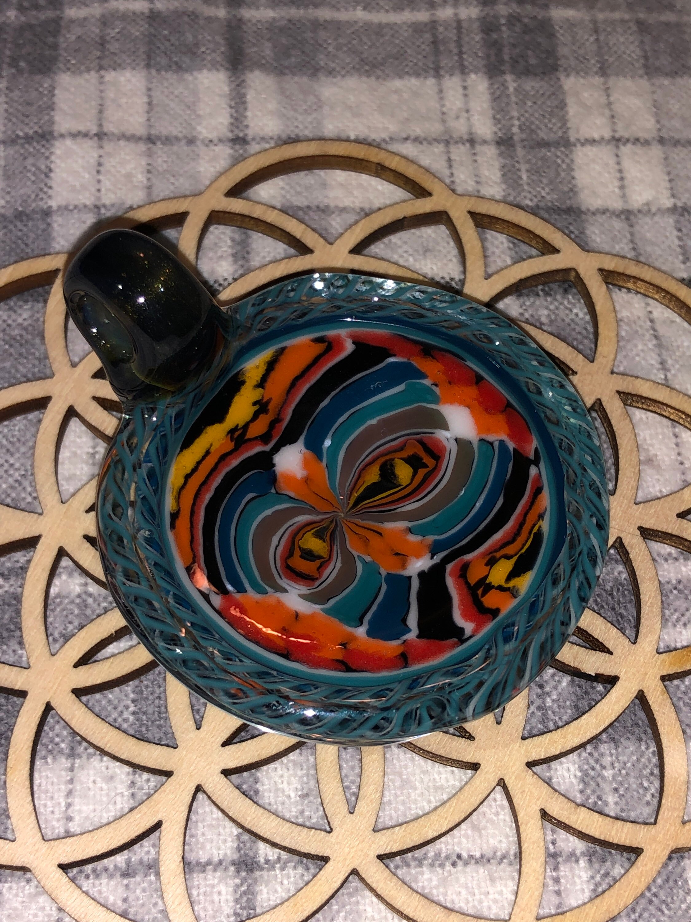 Heady Glass Fillacello Pendant Wearable Art - Etsy