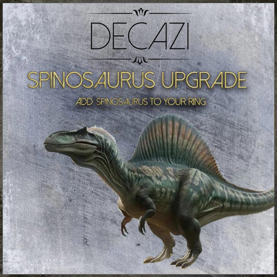 Spinosaurus Upgrade, Dinosaur Bone Ring, Fossil Ring, Upgrade Your Ring ...