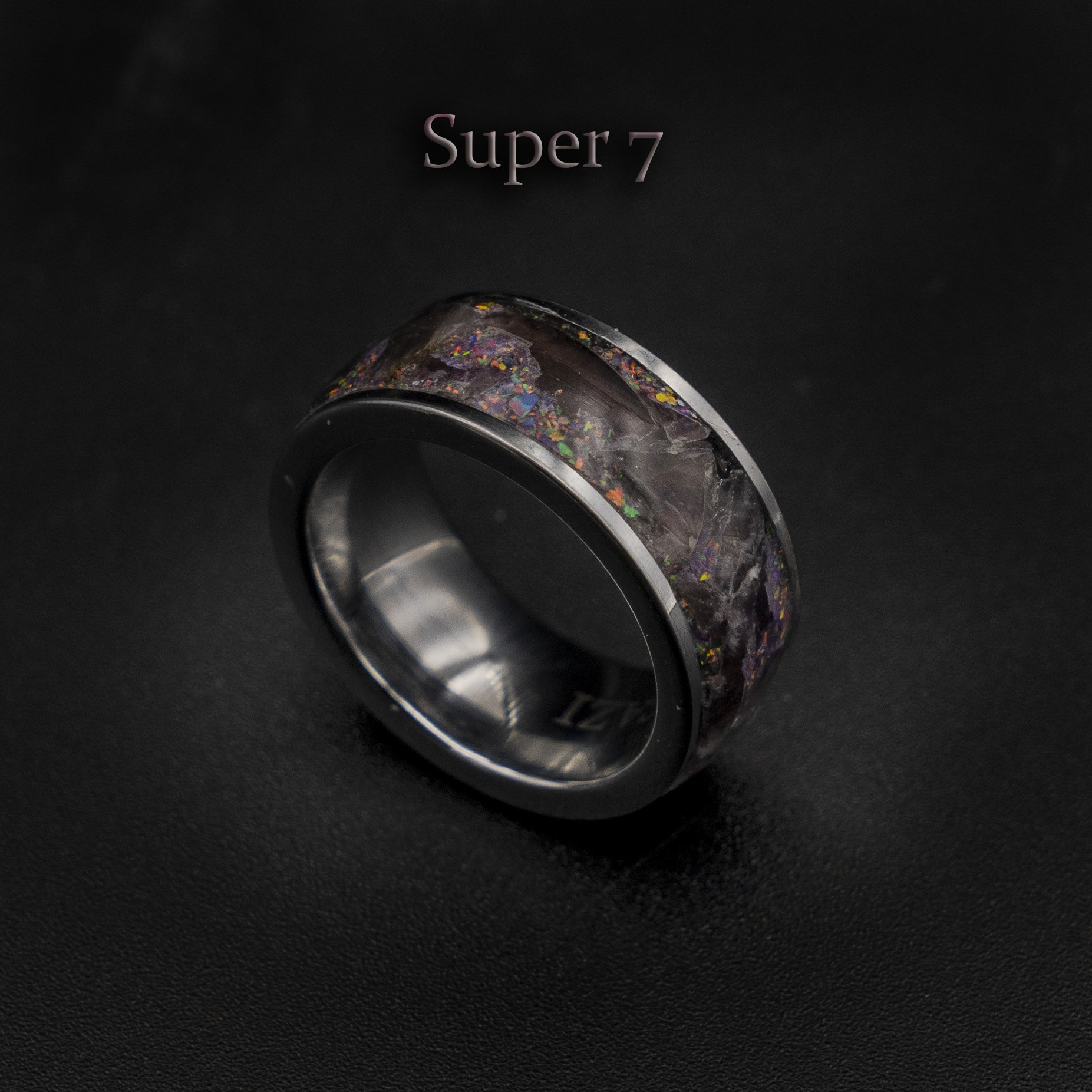 Amethyst Jewelry Super Seven Ring Jewelry Healing Crystal - Etsy
