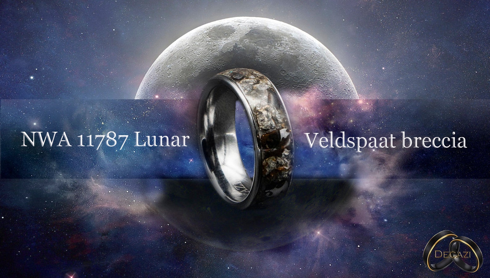 Lunar Jewelry Moon Meteorite Meteorite Mens Ring Mens - Etsy