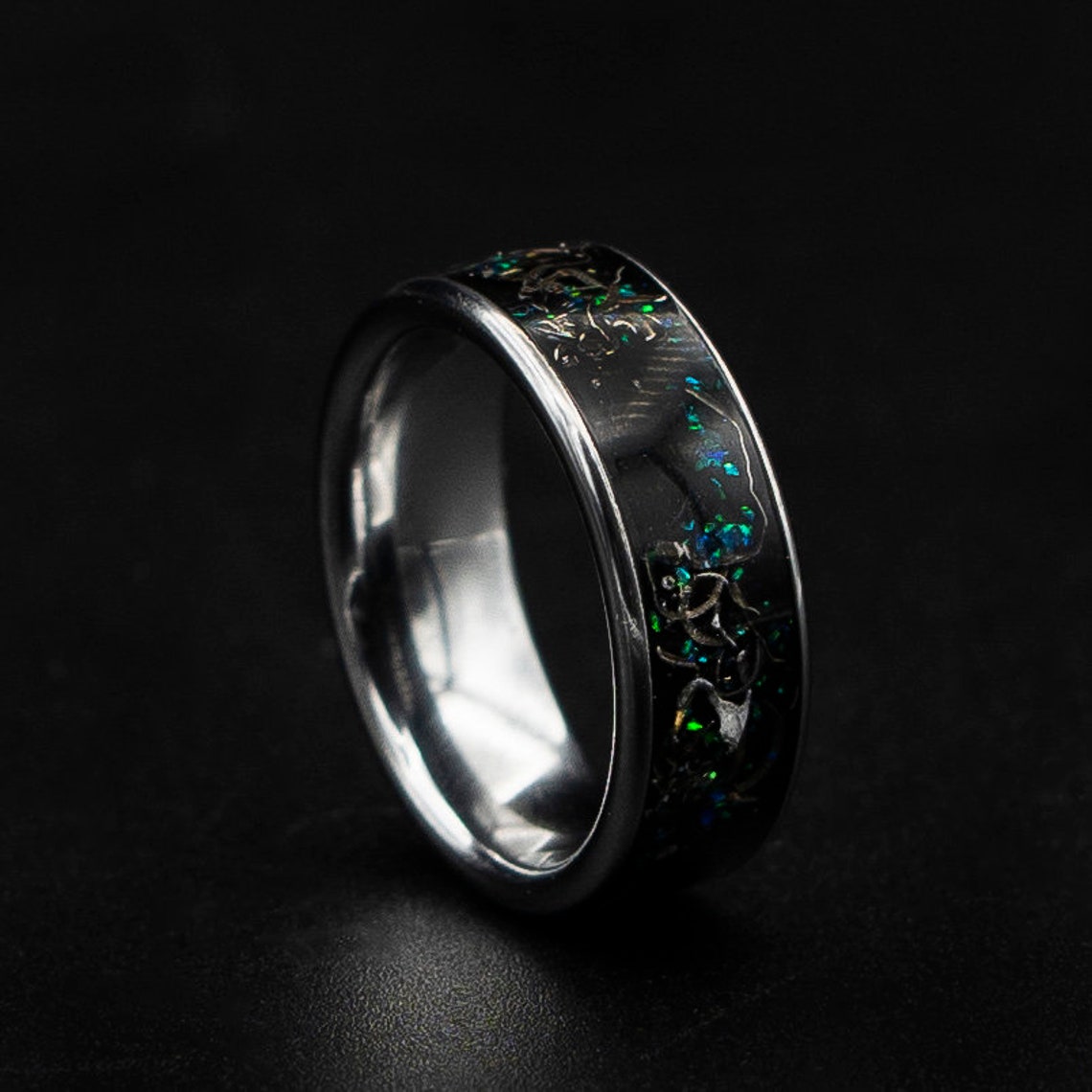 Dinosaur Bone Ring Mens Dinosaur Bone Wedding Band | Etsy