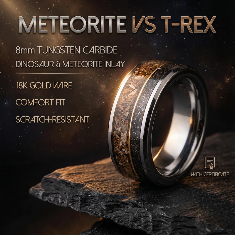 Dinosaur Meteorite Band - Etsy UK