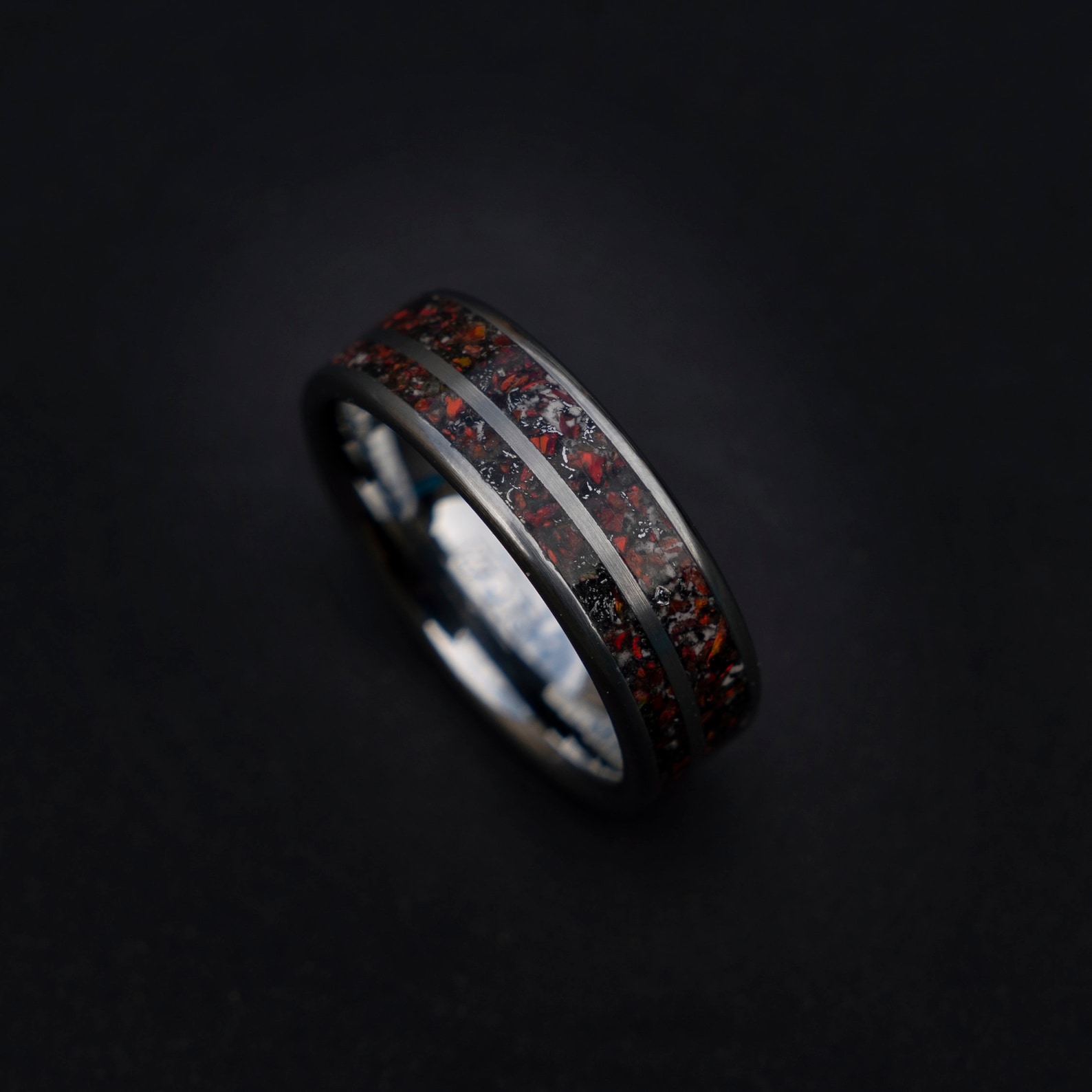 Red Fire Opal Ring Opal Engagement Ring Opal Wedding Ring - Etsy