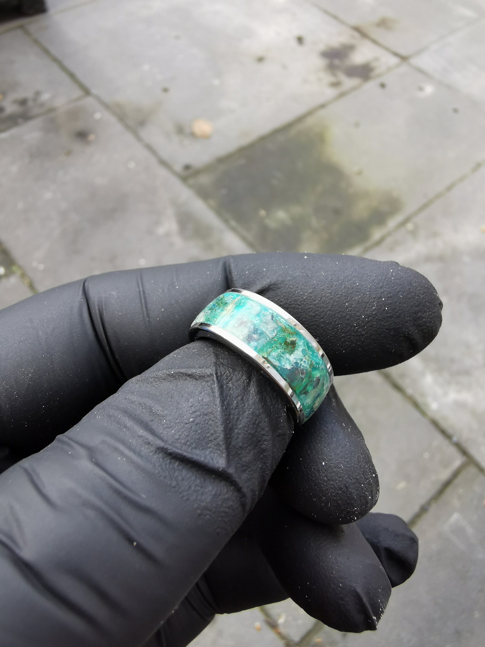 Quantum Quattro Ring Glow in the Dark Ring Healing Crystal | Etsy