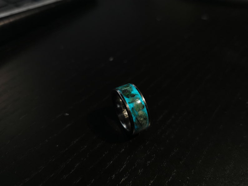 Quantum Quattro Ring Glow in the Dark Ring Healing Crystal | Etsy