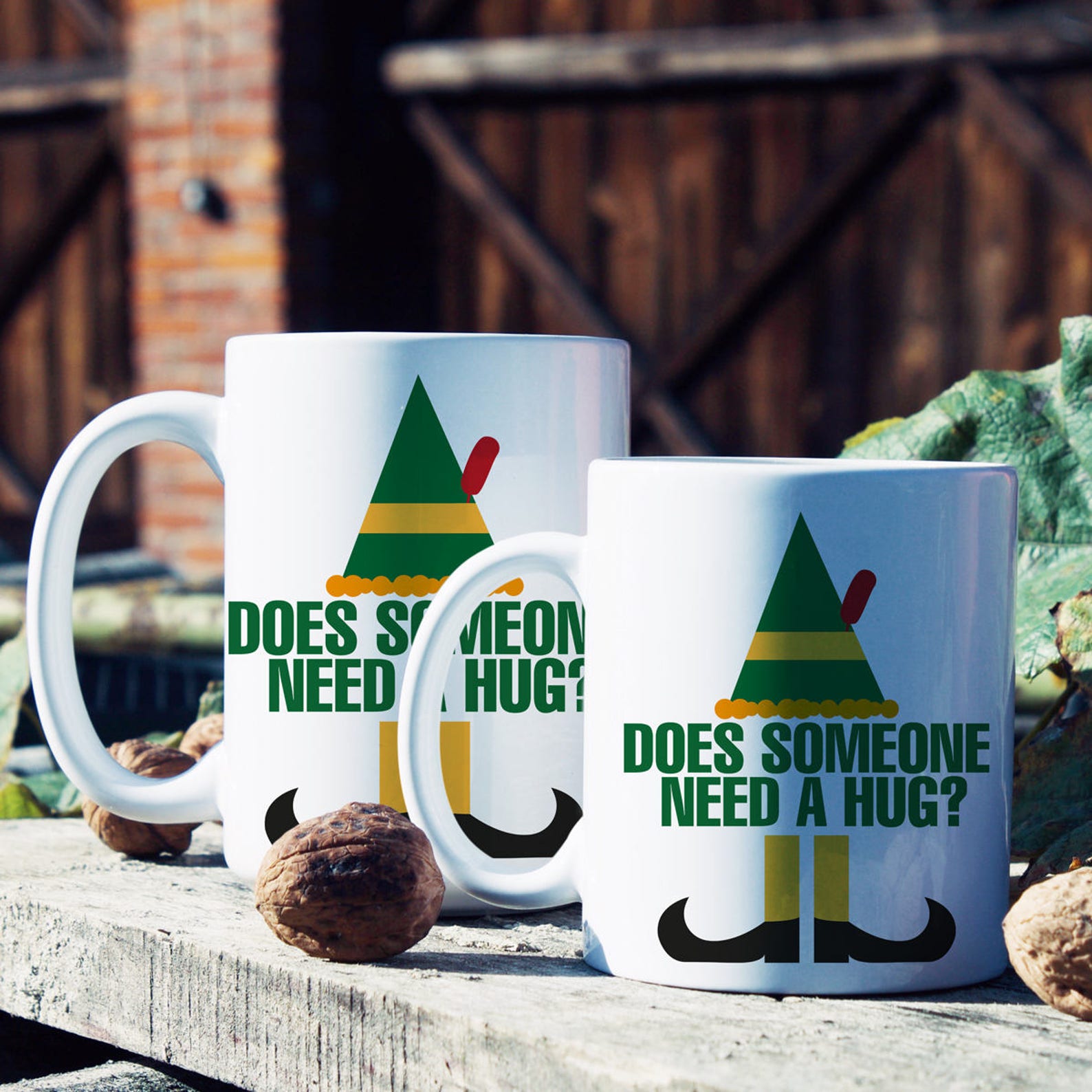 Elf Mug Elf Movie Buddy the Elf Does Someone Need a Hug Elf Coffee Mug ...