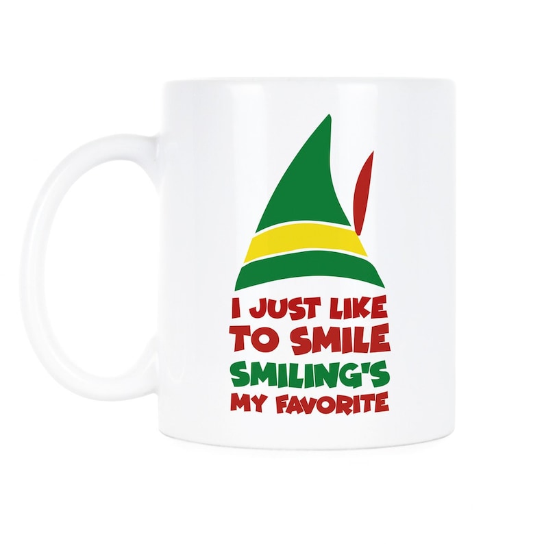 I Just Like to Smile Smilings My Favorite Elf Movie Elf Movie - Etsy