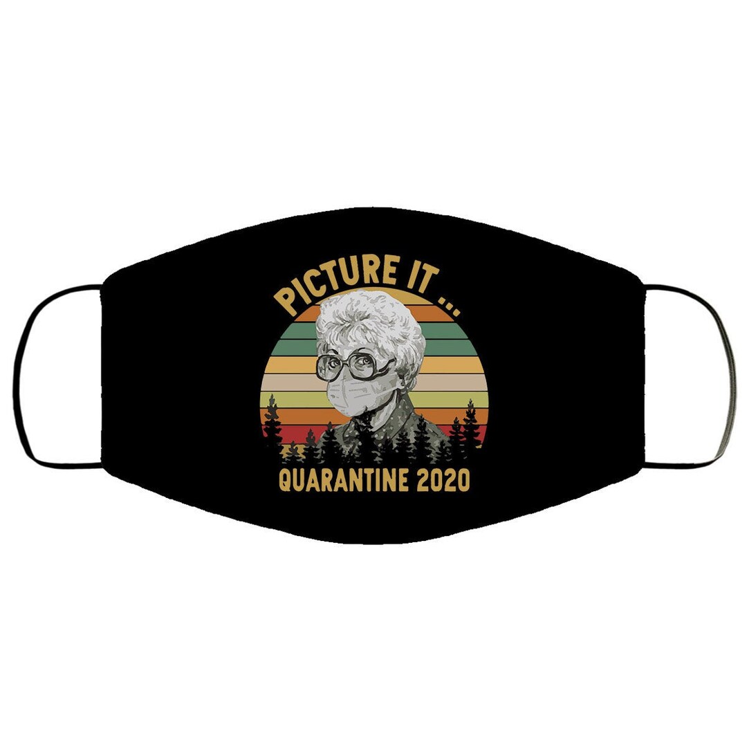 Estelle Getty Sophia Picture It Quarantine 2020 Estelle Getty Mask - Etsy