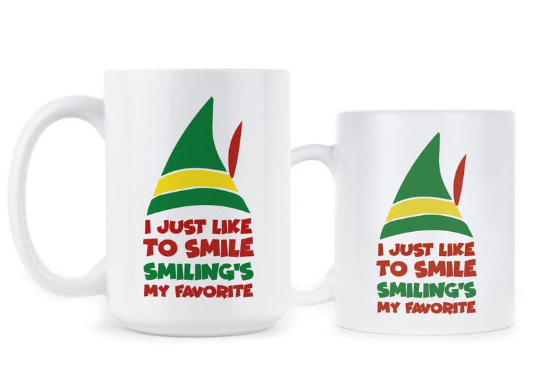 I Just Like to Smile Smilings My Favorite Elf Movie Elf Movie | Etsy