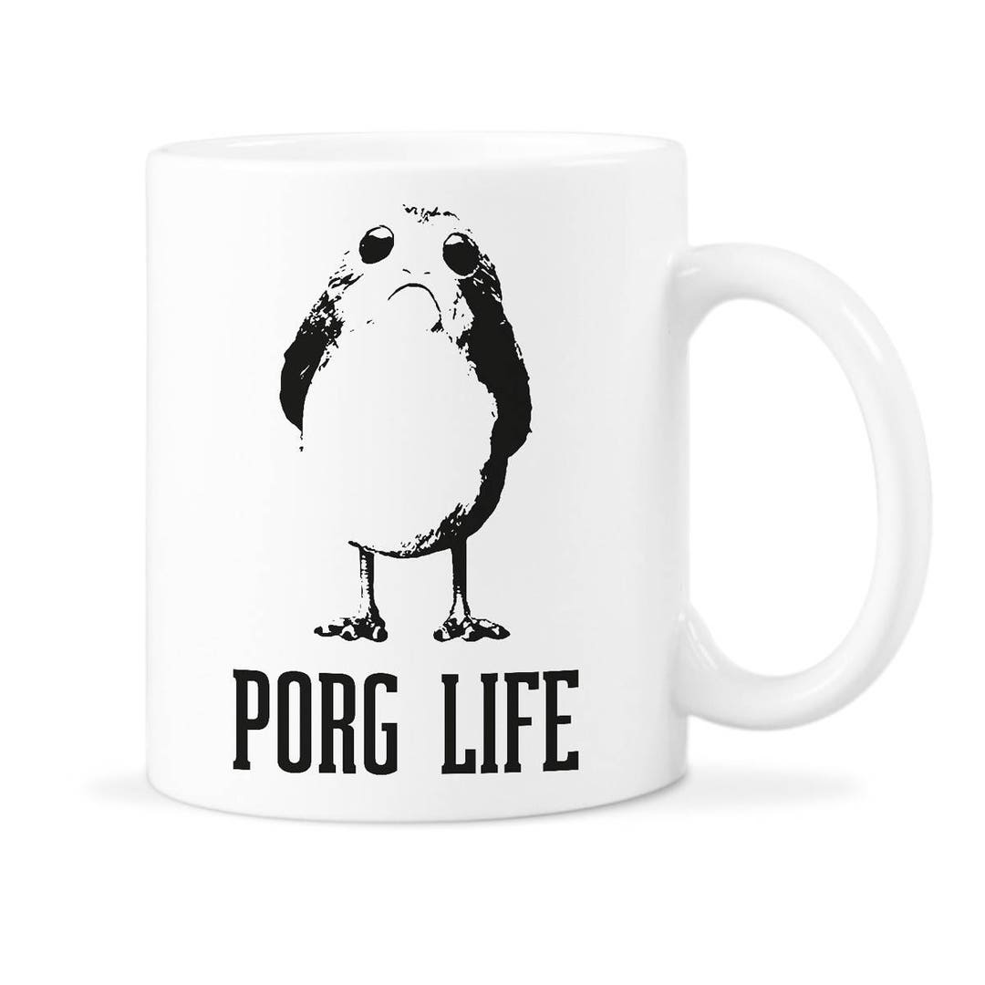 Porg Party Porg Coffee Cup Cute Porg Gift Porg Coffee Porg Coffee Mug ...