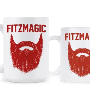 Fitzmagic Fear the Beard Ryan Fitzpatrick Fitzmagic Mug - Etsy