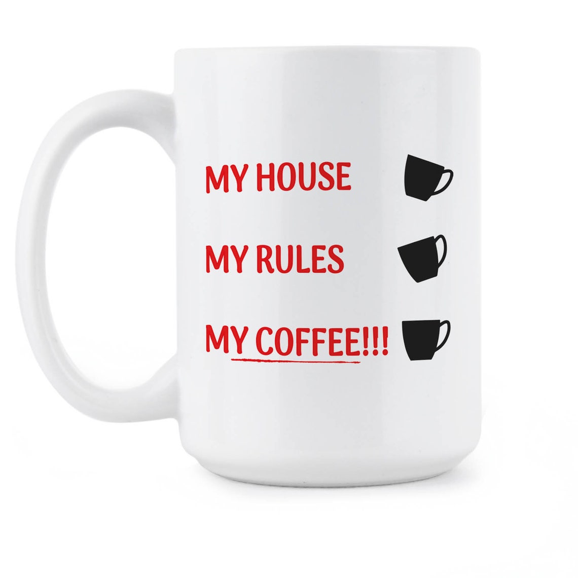 My House My Rules My House My Rules My Coffee Mug Knives Out | Etsy