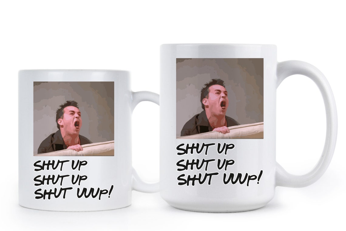 Chandler Bing Ross Geller Coffee Mug PIVOT - Funny TV Sitcom Gift - Etsy