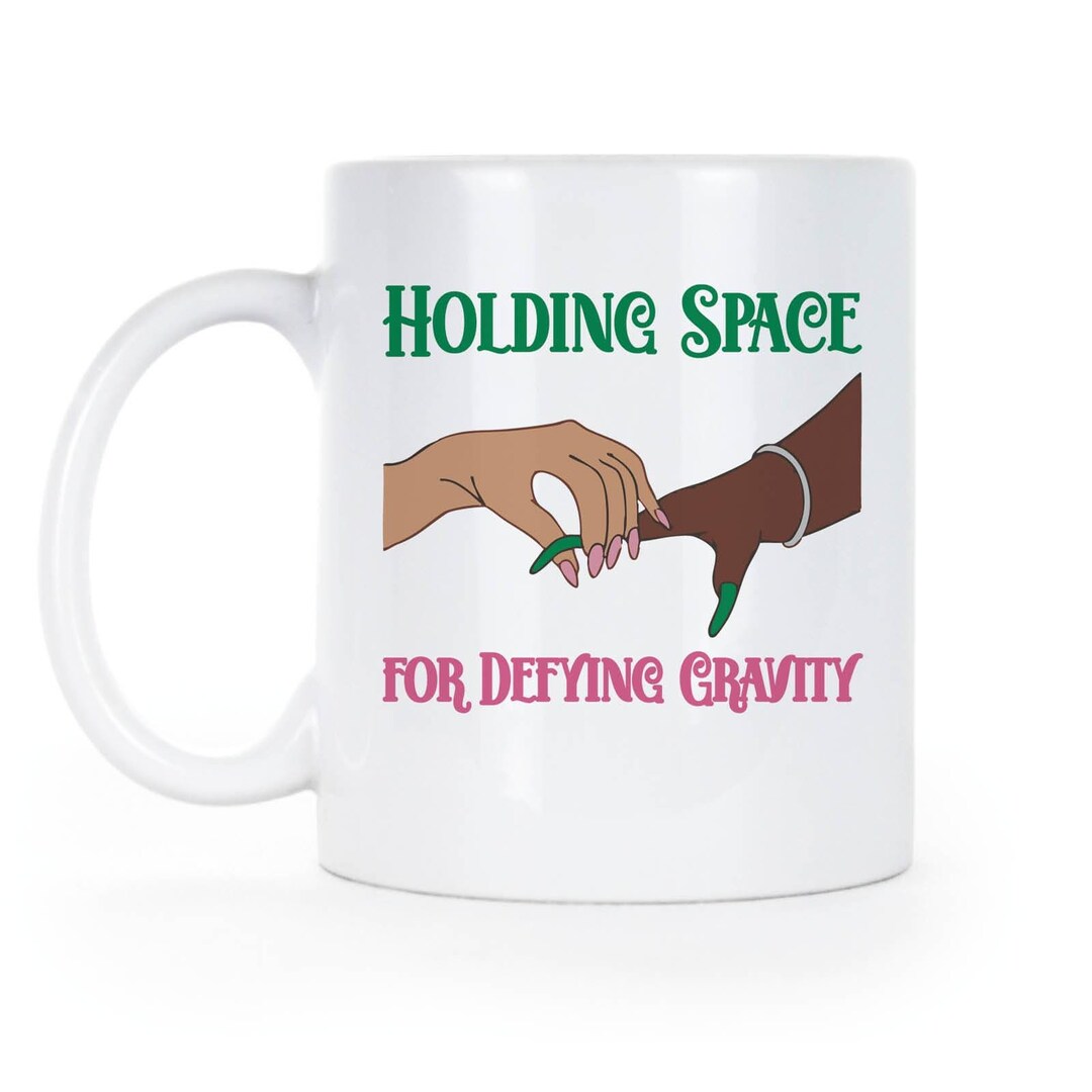 Holding Space for Defying Gravity Mug - Etsy