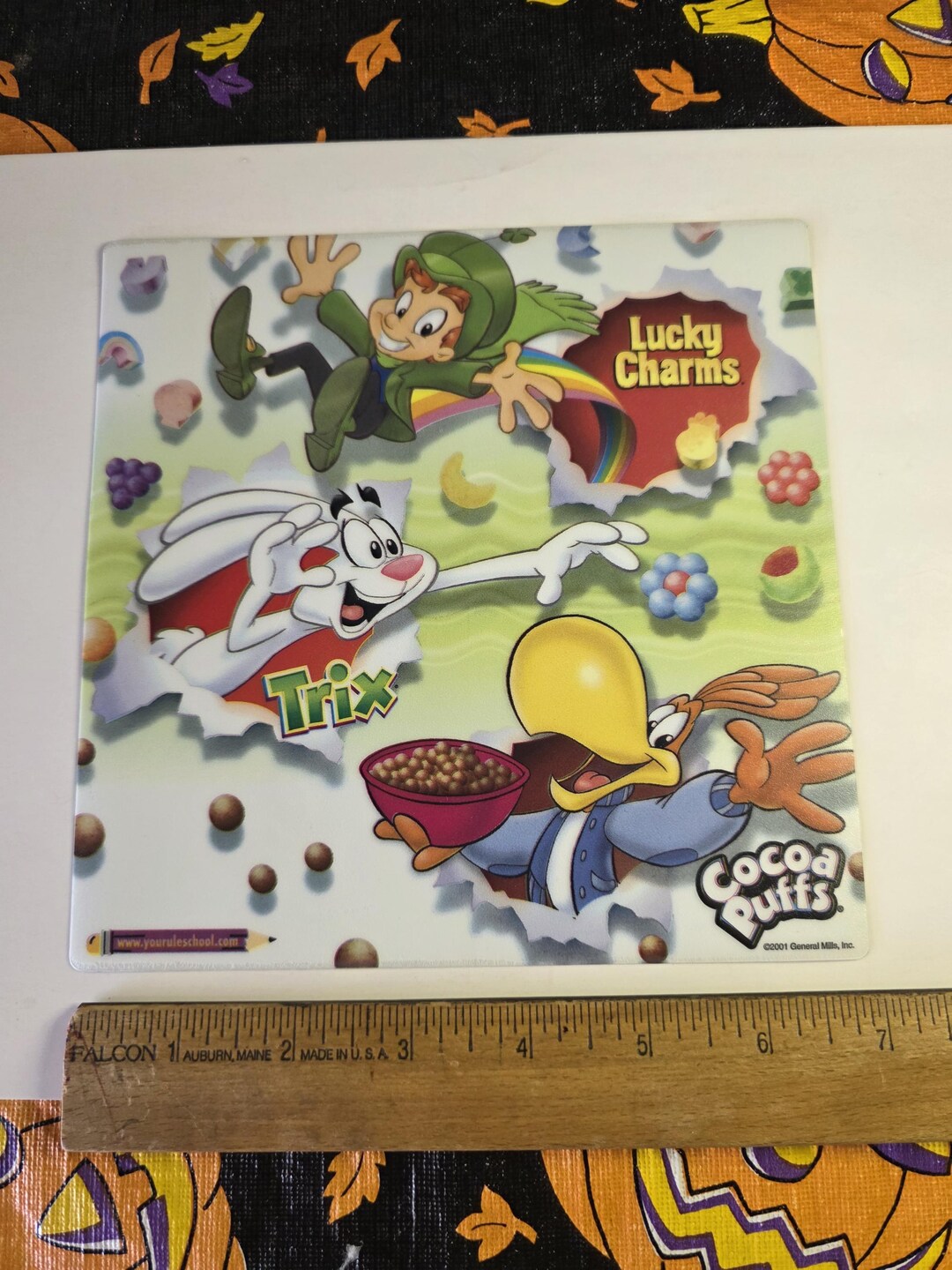 Vintage General Mills Cereal You Rule School Website Game Promo Sticker ...