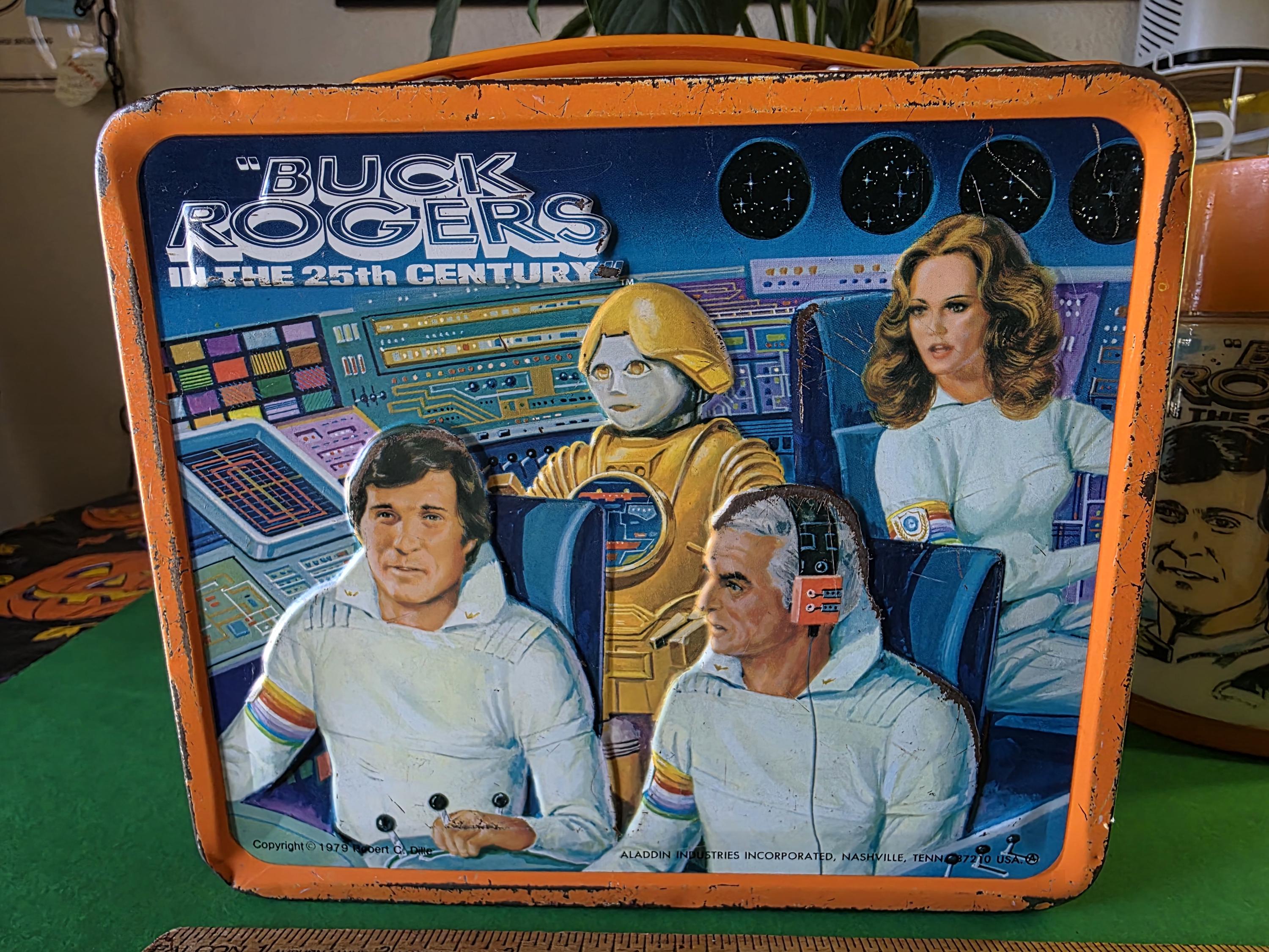 Vintage Buck Rogers in the 25th Century Metal Lunchbox With Plastic ...