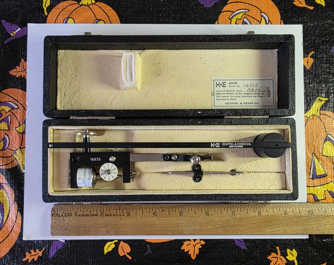 Vintage K&E Fixed-arm Polar Planimeter Drafting Tool Set in Original ...
