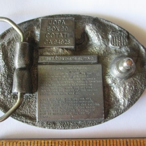 Vintage WWII Pearl Harbor U.S.S. Arizona Memorial Belt Buckle JOPA ...