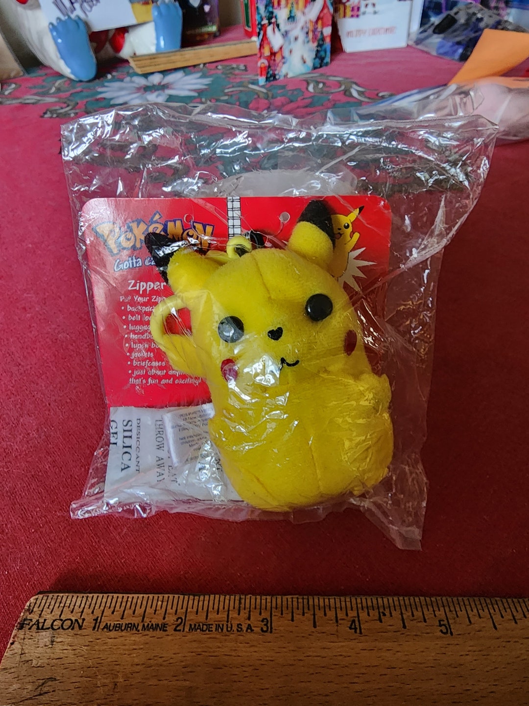 Vintage Avon Pokemon Pikachu Backpack Clip on Zipper Pull Nintendo ...