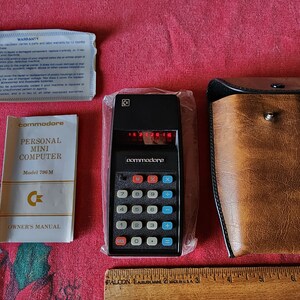 Vintage Commodore Electronic Calculator 796M Red LED W Case - Etsy