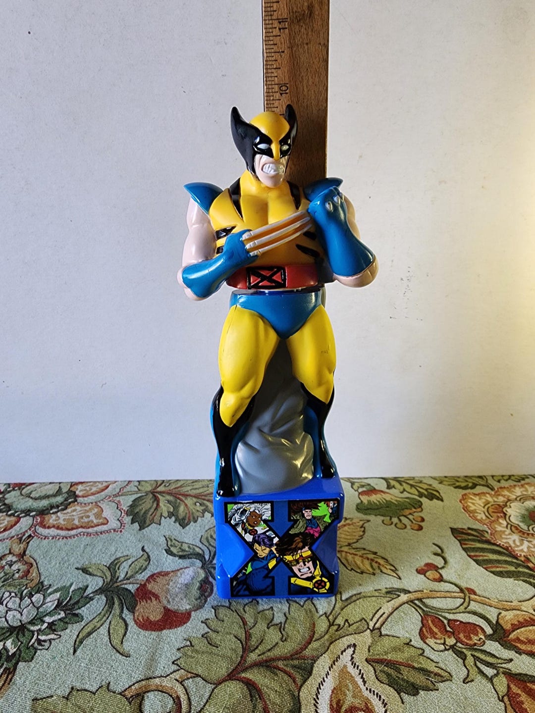 Vintage Marvel X-men Wolverine Stan Lee Kids Bubble Bath Bottle Empty ...