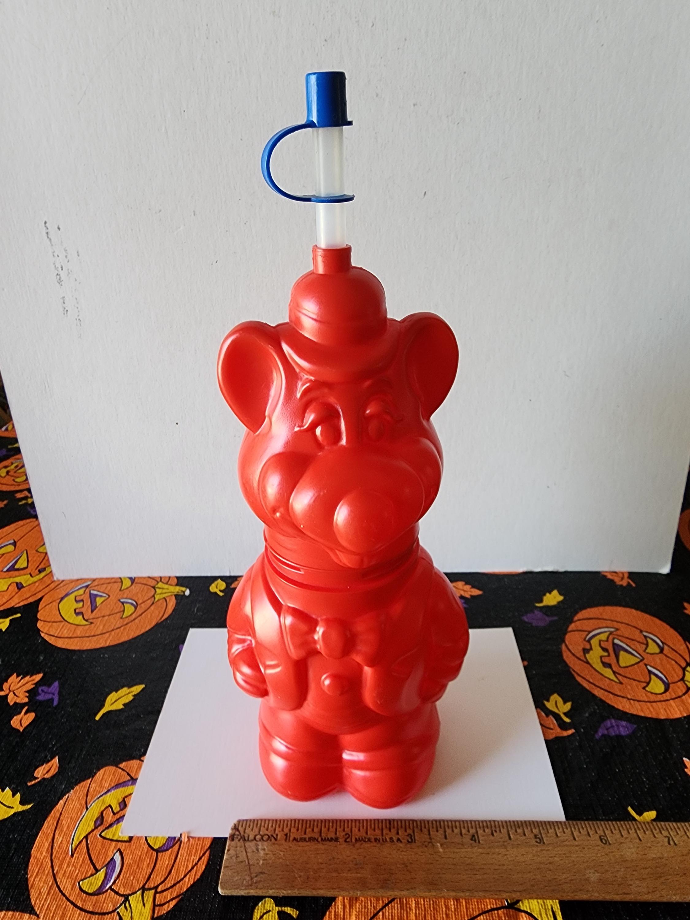 Vintage Chuck E. Cheese Showbiz Pizza Time Restaurant Drink Bottle W ...