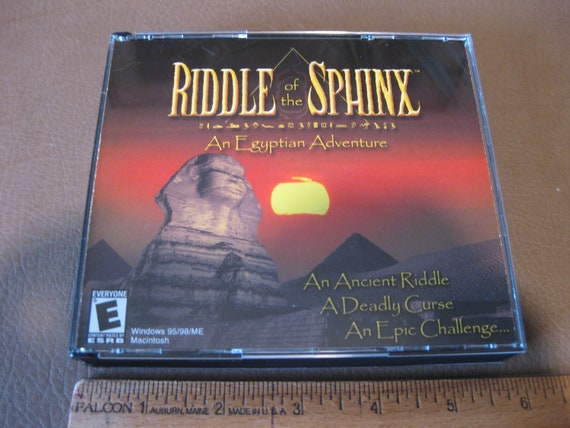Riddle of the Sphinx an Egyptian Adventure PC Cd-rom Game 2000 | Etsy