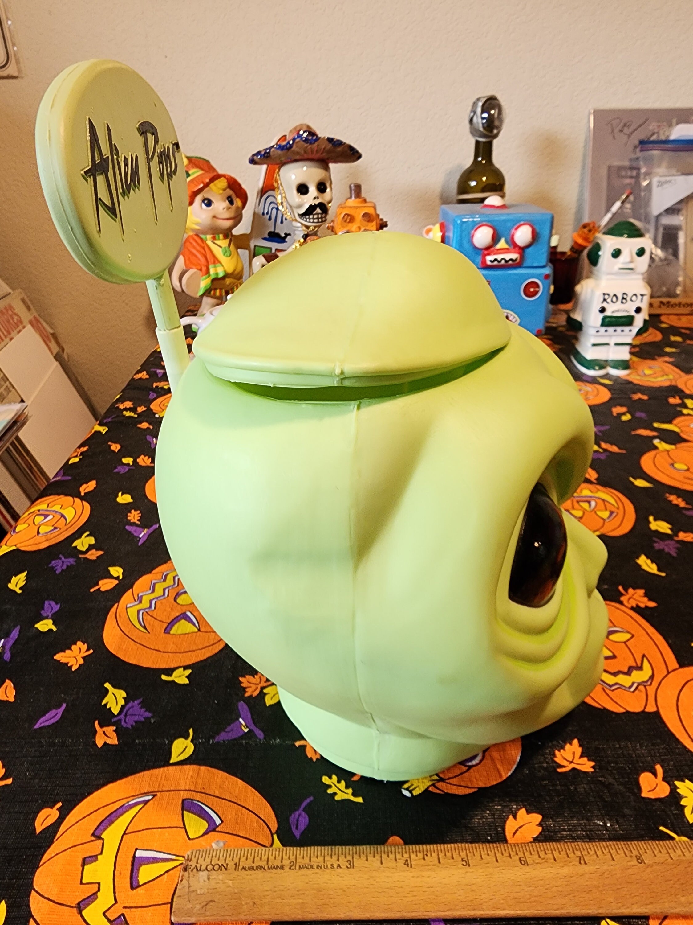 Vintage ALIEN POPS Lollipops Suckers Plastic Candy Display Container ...