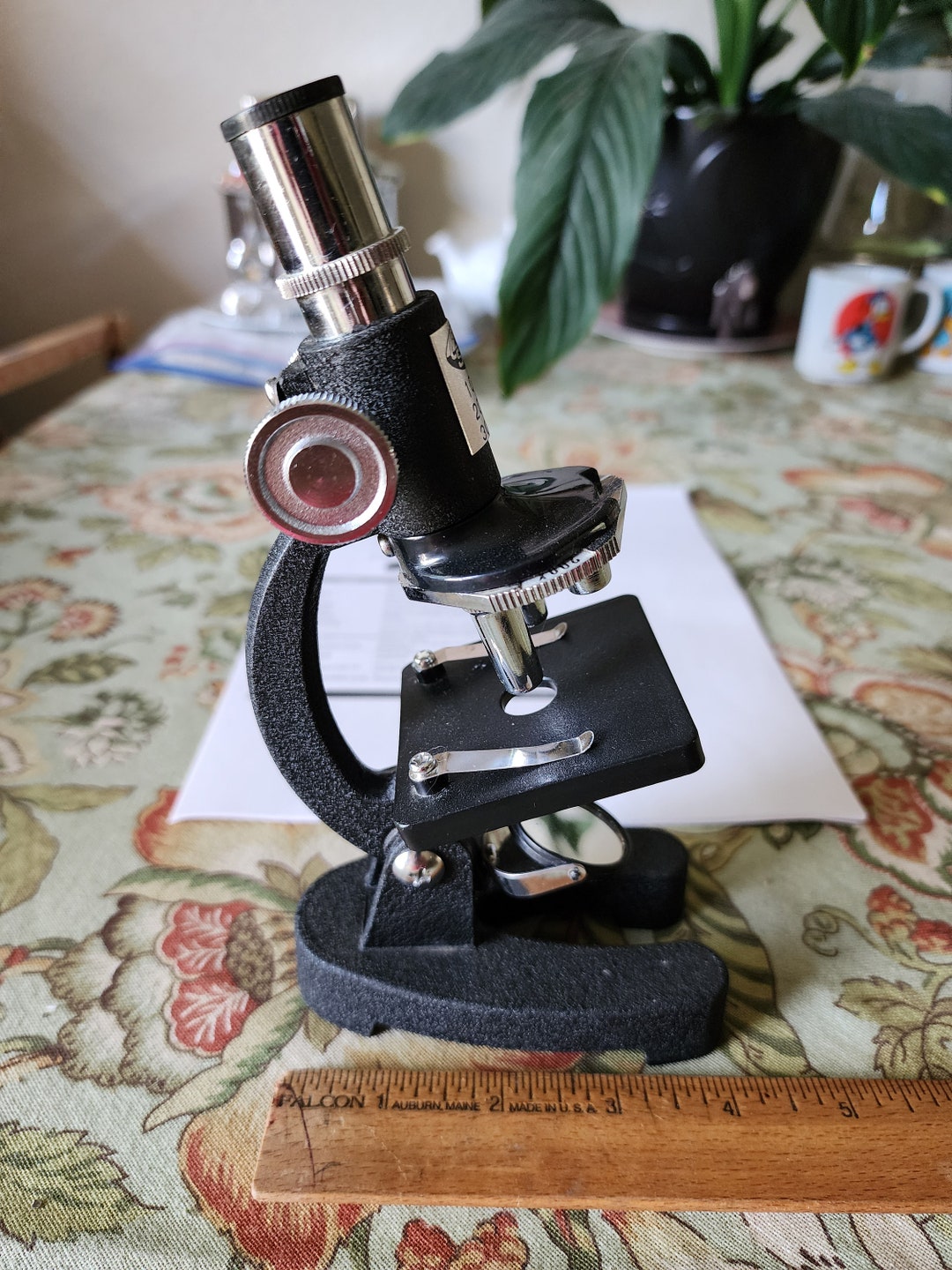 Vintage Creative Science Microscope Child Tabletop Biology Chemistry ...