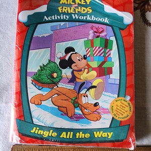 Vintage Walt Disney Mickey and Friends Activity Workbooks 4 Books ...