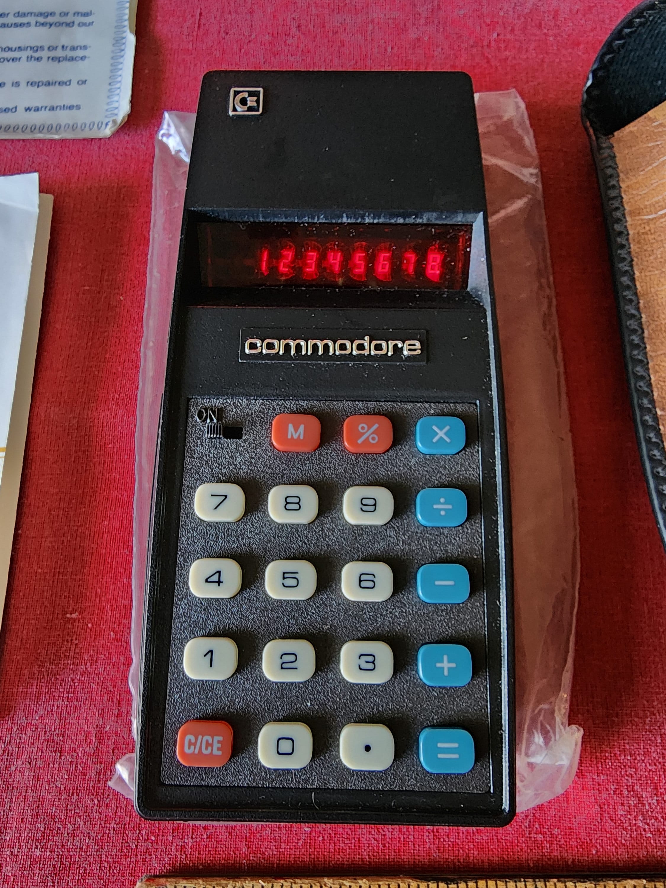 Vintage Commodore Electronic Calculator 796M Red LED W Case - Etsy
