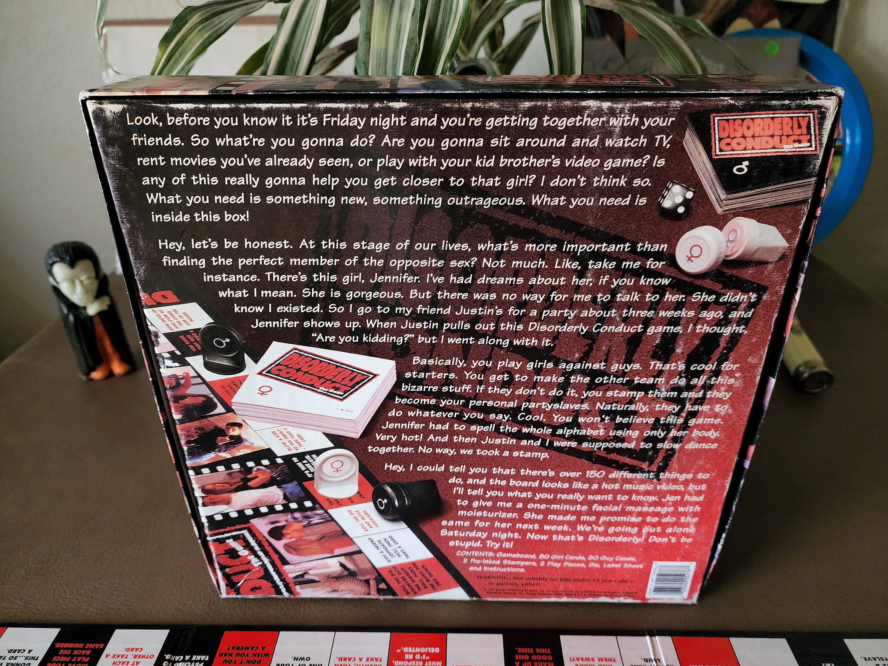 Vintage Disorderly Conduct Board Game Unused 1993 - Etsy