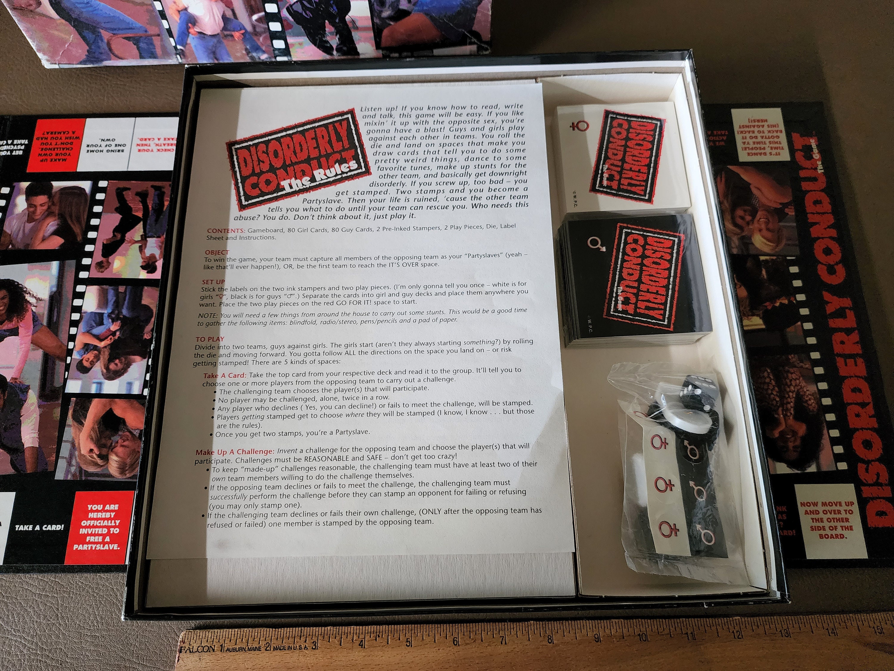 Vintage Disorderly Conduct Board Game Unused 1993 - Etsy