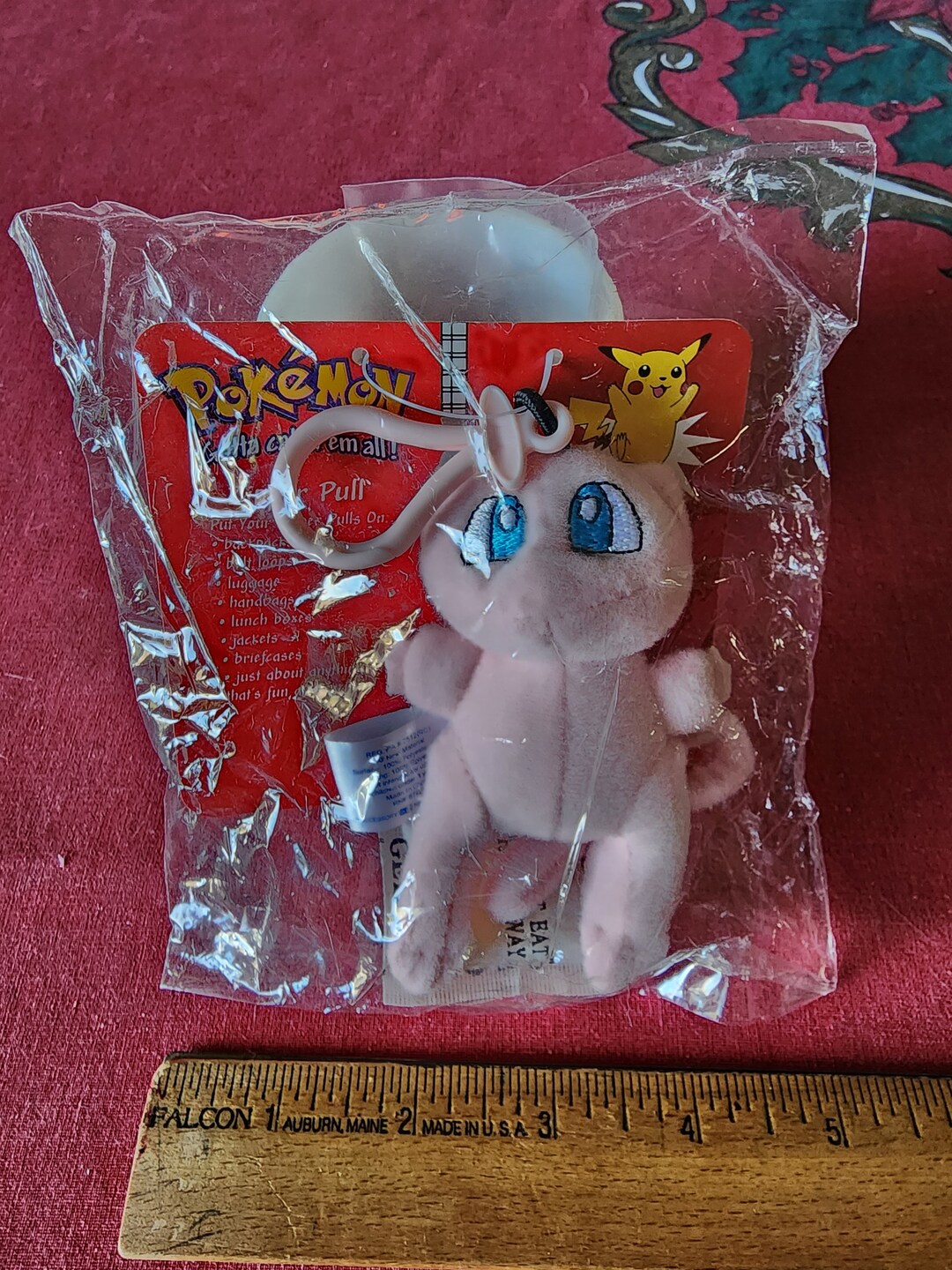 Vintage Avon Pokemon Mew Cat Backpack Clip on Zipper Pull - Etsy