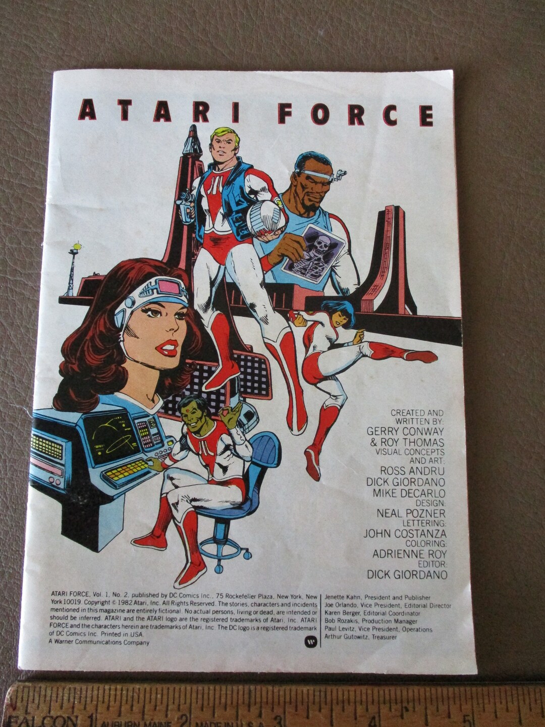 Vintage Atari Force Promo Mini Comic DC Comics Marvel Comics Vol 1 No.2 ...