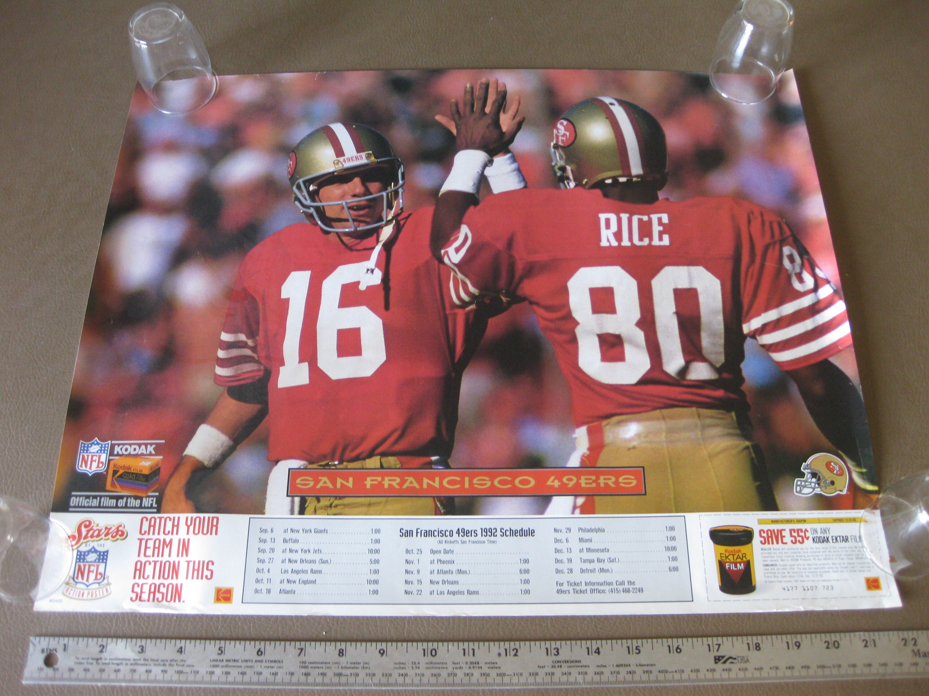 Action Packed San Francisco 49ers Team Set Joe Montana Jerry Rice R ...