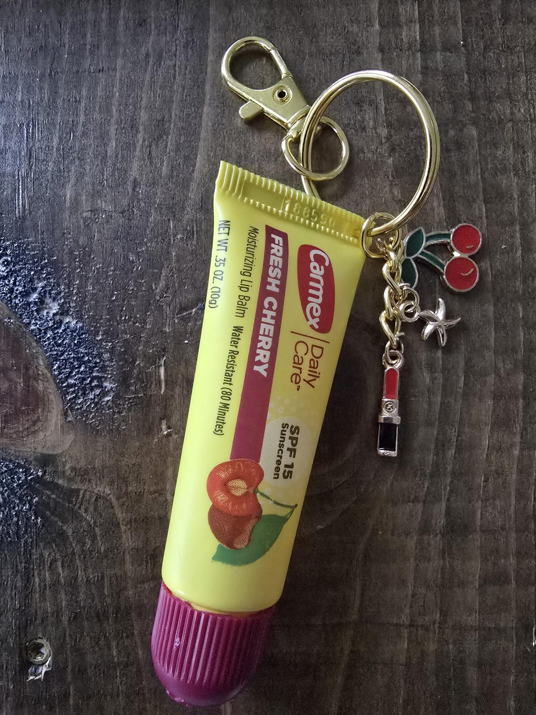 Carmex Lipgloss and Keychain - Etsy