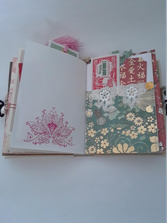Asian themed junk journal | Etsy