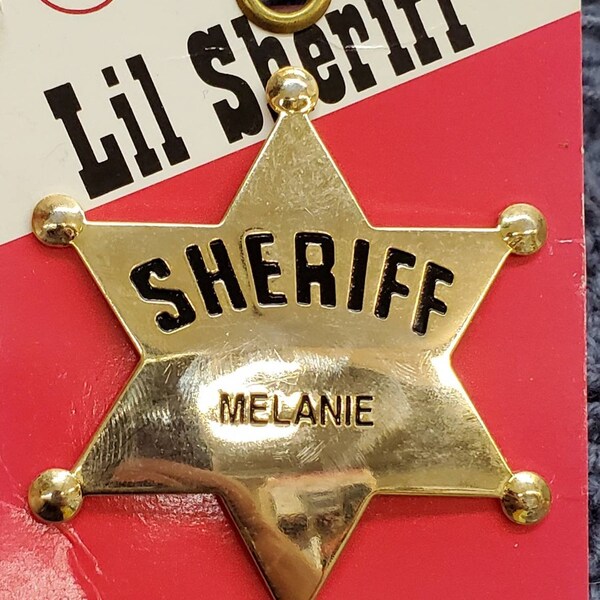 Sheriff Badge - Etsy