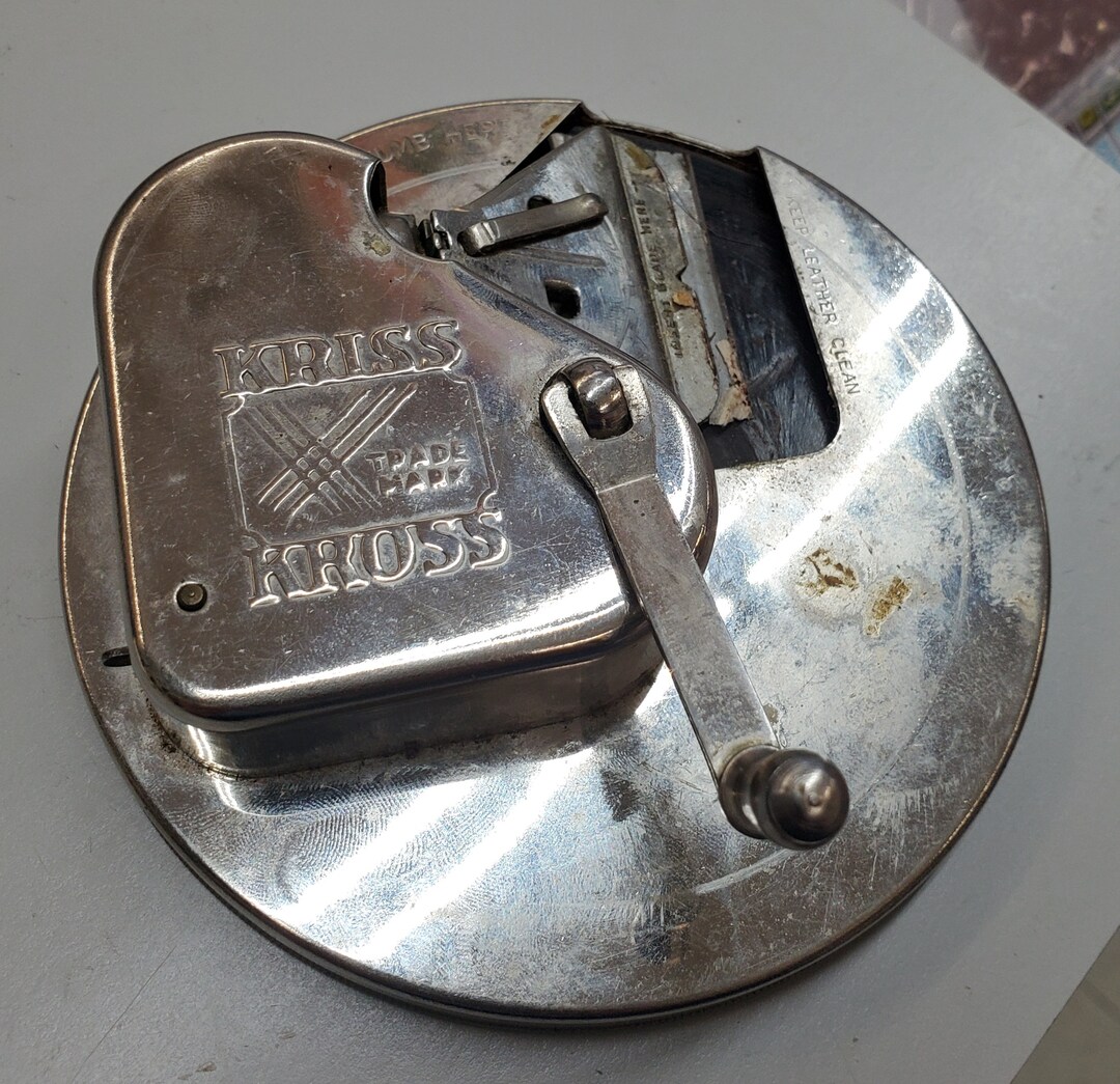 Kriss Kross Razor Blade Sharpener Stropper 269 - Etsy