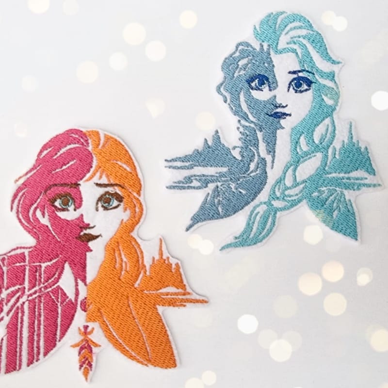 Elsa and Anna Patches - Etsy