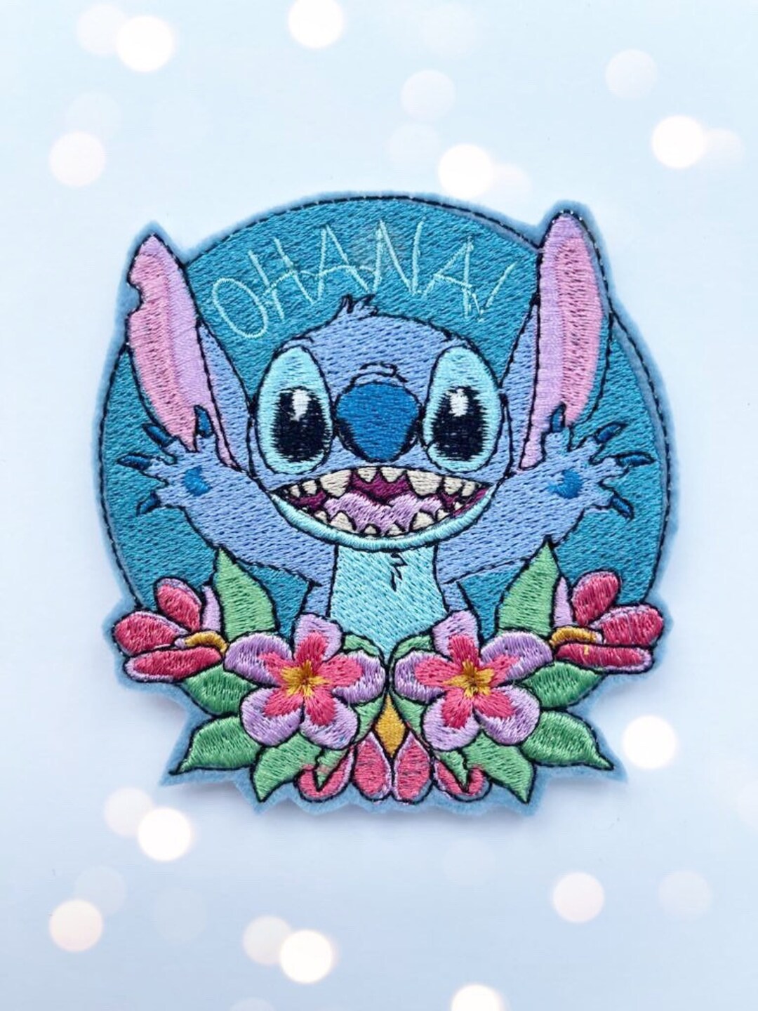 Stitch Iron on Patch Lilo and Stitch Iron on Patch Disney Iron on Patch ...