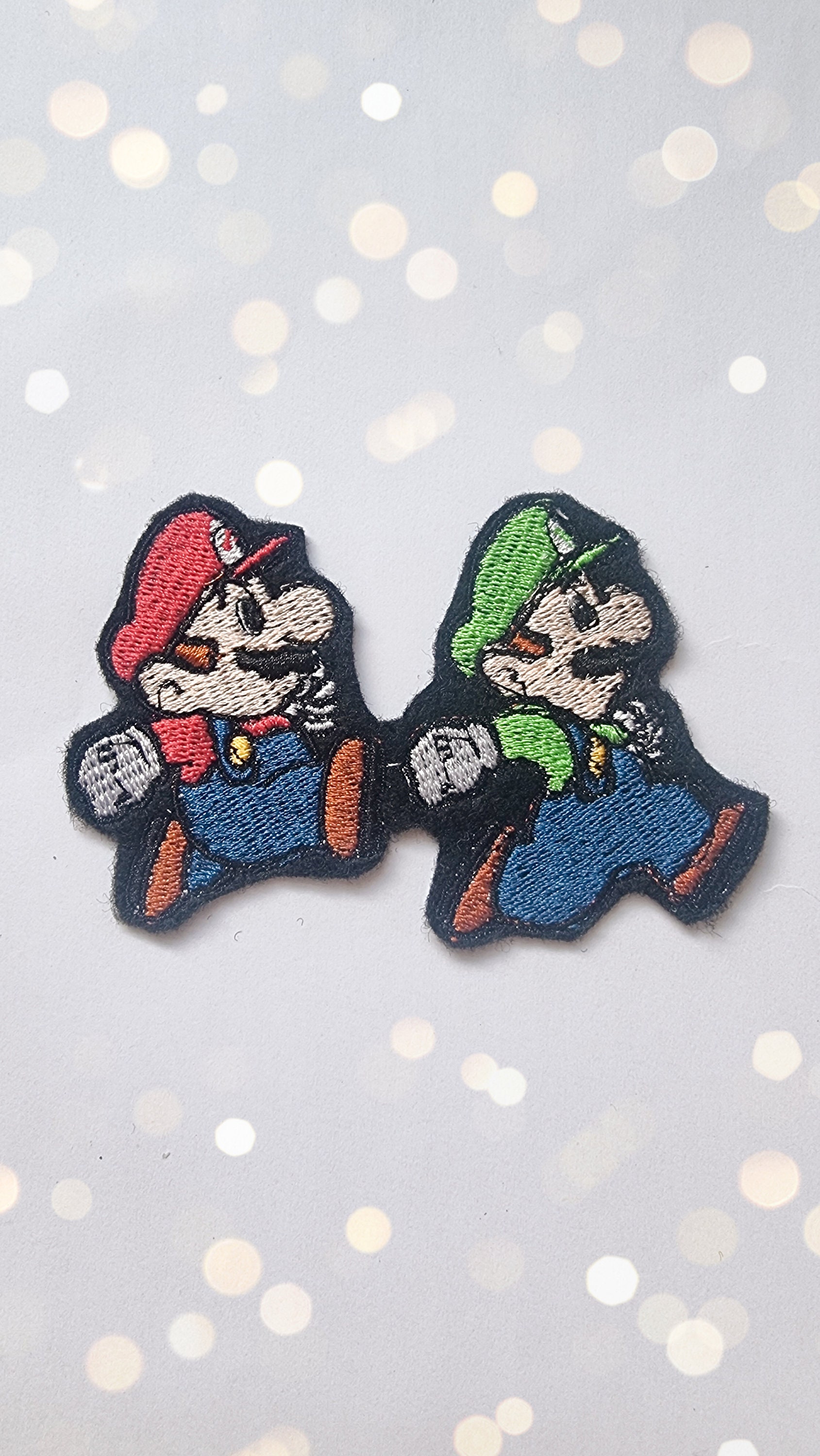Super Mario and Luigi Patch Super Mario Patches Luigi Patches - Etsy