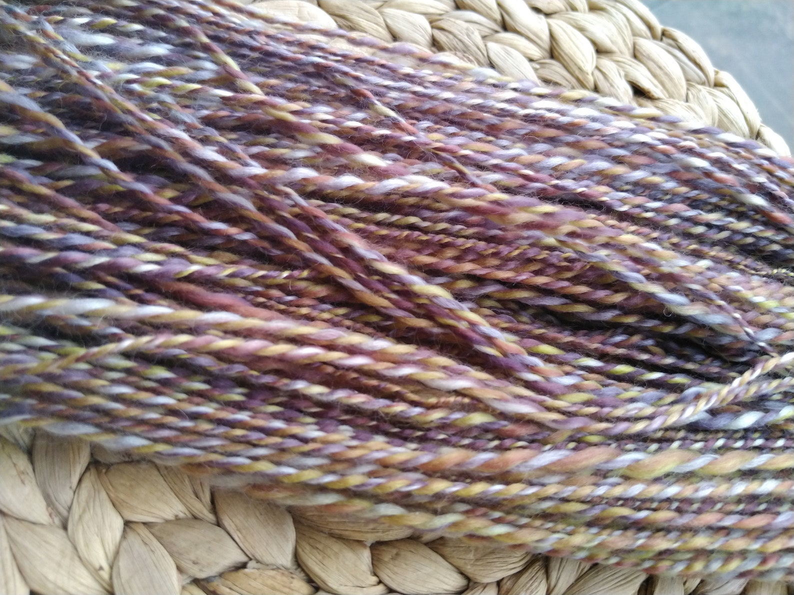 Hand Spun Mixed Fiber 2ply Yarn - Etsy
